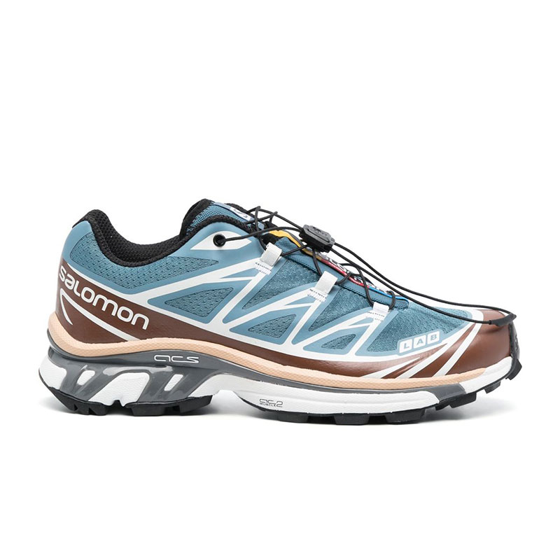 23FW 23FW 살로몬 / XT6 로우탑 스니커즈 에게안블루, 톨토이즈쉘, 헤이즐넛 L47293100 STK :: 구하다