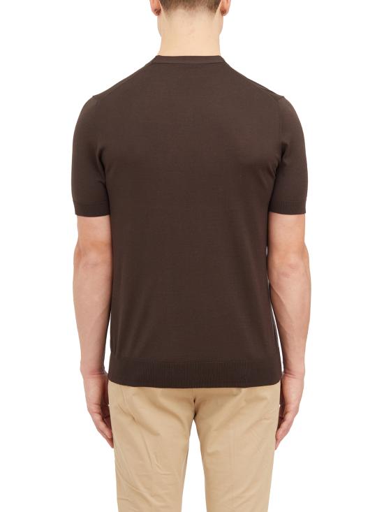 PAOLO PECORA(파올로페코라) 24SS 파올로페코라 반팔 티셔츠 HA010F2002351 Brown | S.I ...