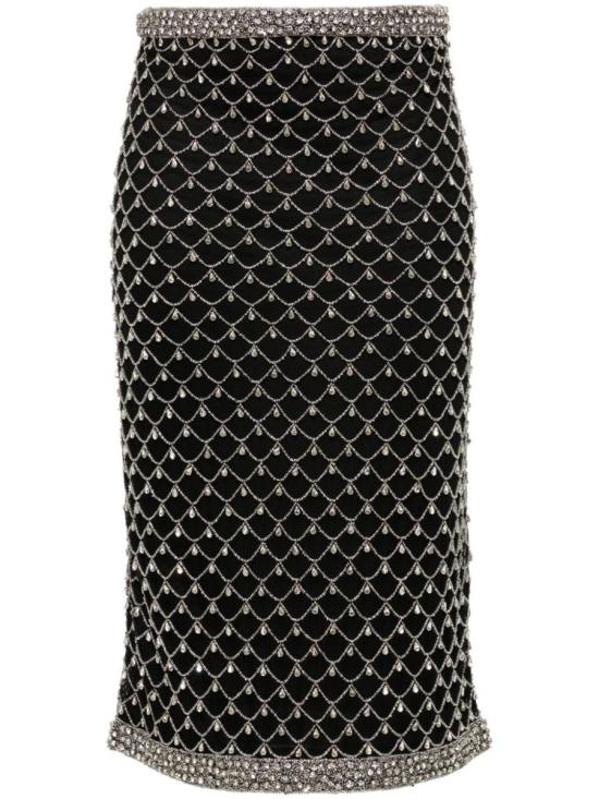 PINKO(핑코) 24FW 핑코 숏 스커트 104398 A283 CARRIERI ZI4 Black | S.I.VILLAGE (에스아이빌리지)