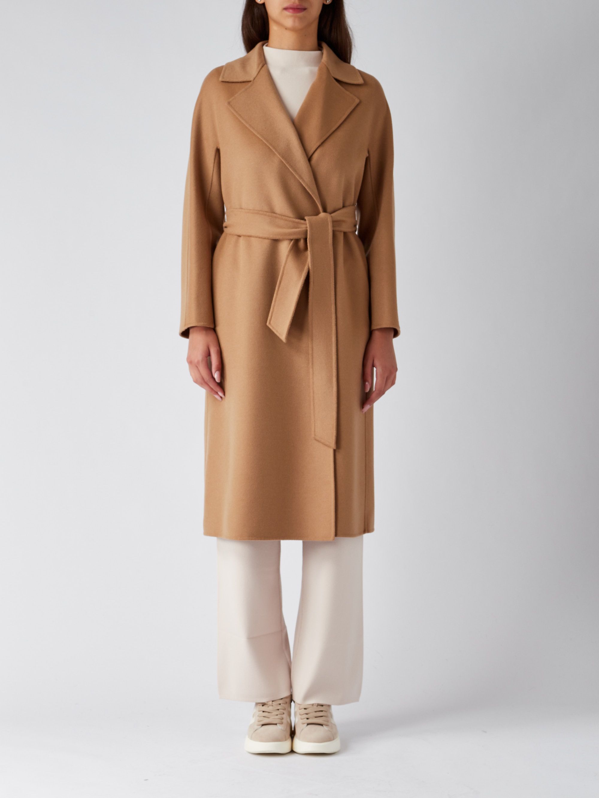 MAX MARA(막스마라) 23FW 막스마라스튜디오 여성 클레스 캐시미어 롱코트 카멜 2360160239000 024 STK ...