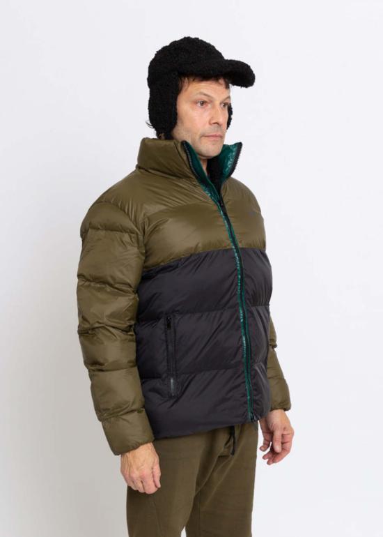 OOFWear 자켓 Oof Wear Mens Matte Nylon Two Color Jacket 블랙/그린 :: 구하다